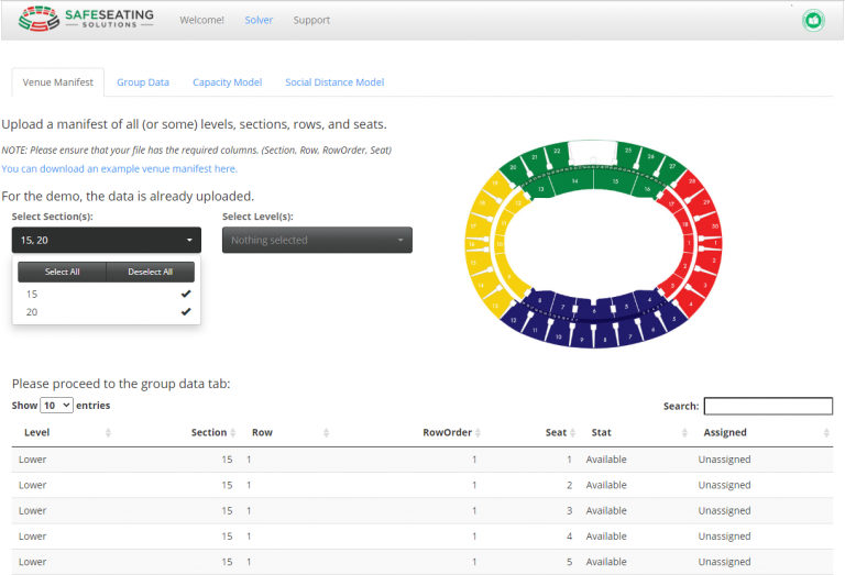Request Demo – SAFESEATING Solutions